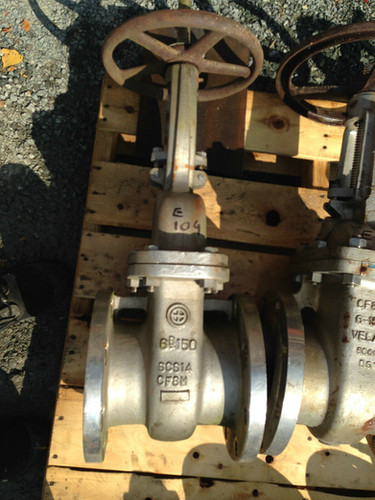 NEWCO 6in CLASS 150 SS W415R MANUAL GATE VALVE | Specvalve Inc