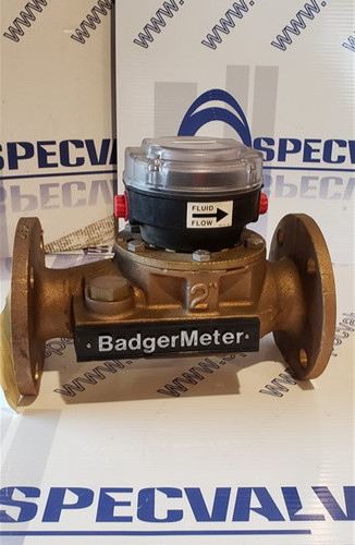 badger water meter Turbo 2" Brass PFT 3E | Specvalve Inc