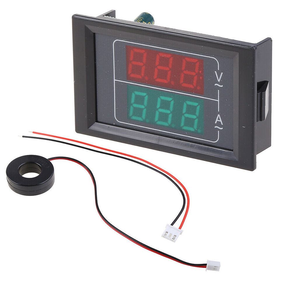 AC volt/current meter with bright LED display | lankanaudio