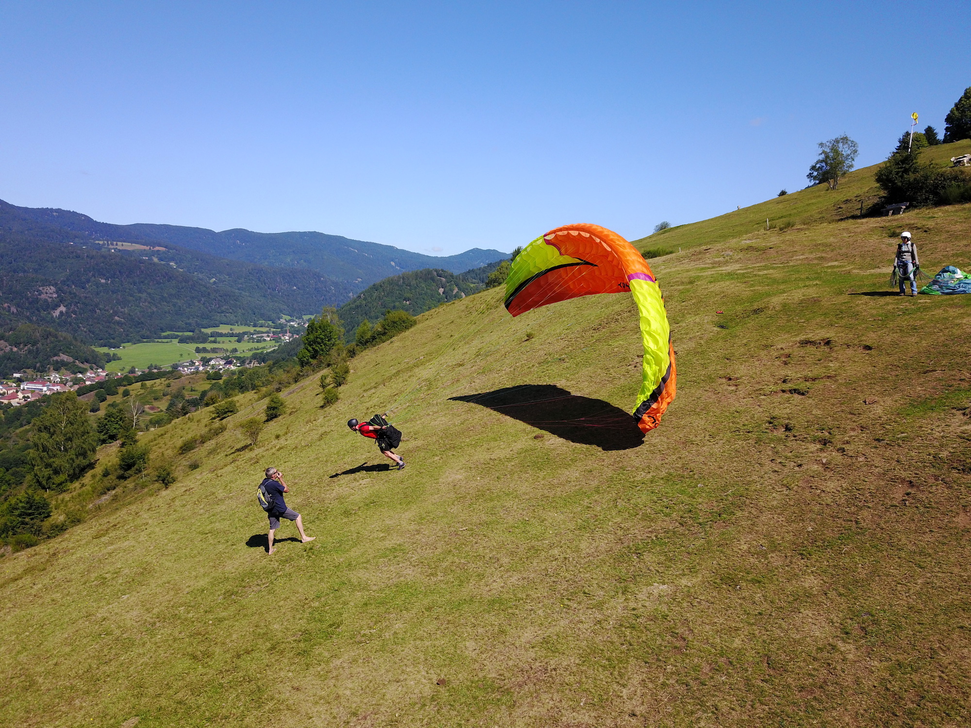 Apprendre le parapente, initiation dans les vosges en Alsace