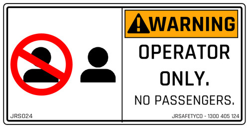 Operator Only Sticker | CCS