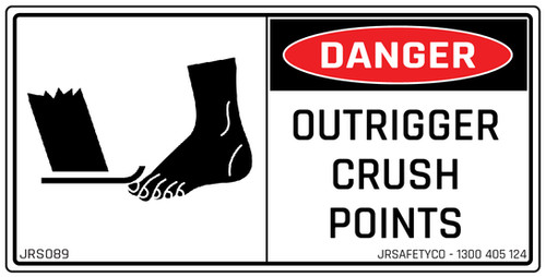 OutRigger Crush Points Sticker | CCS
