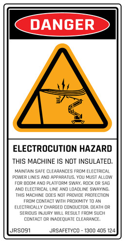 Electrocution Hazard Sticker | CCS