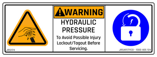 Hydraulic Pressure Sticker | CCS