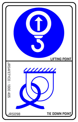 Tie Down + Lifting Point Sticker | CCS