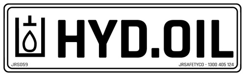 Hyd. Oil Sticker | CCS