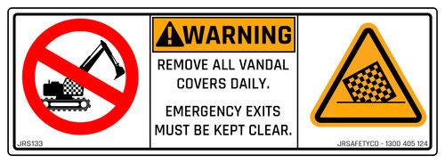 Remove All Vandal Covers Sticker | CCS
