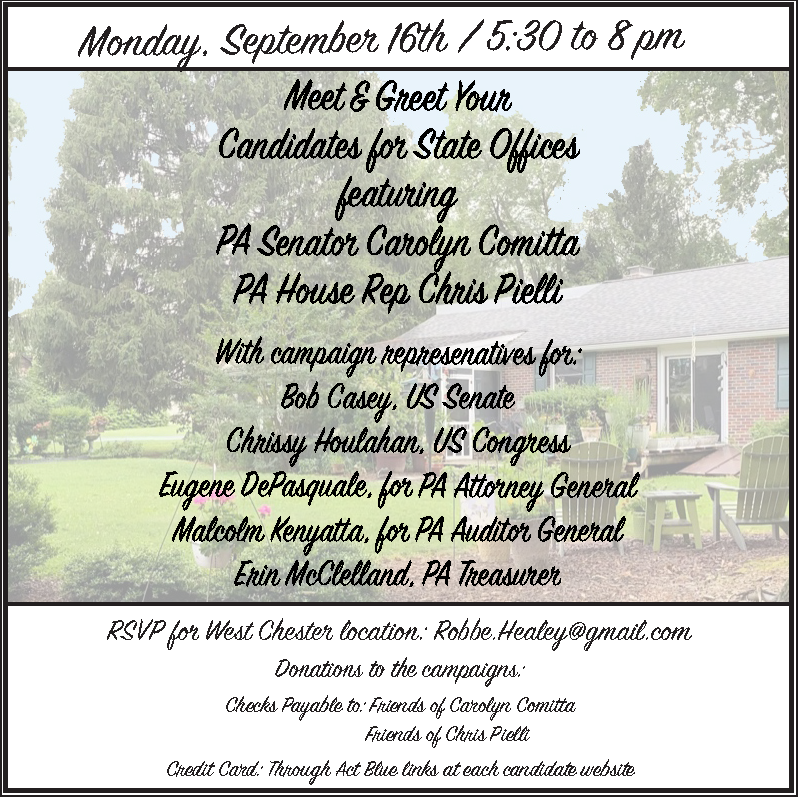 Meet and Greet for PA Candidates and Representatives | Chris Pielli