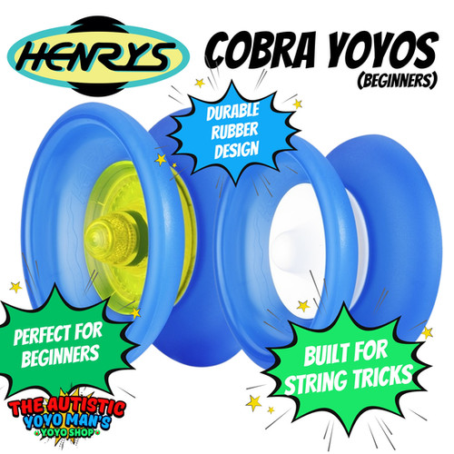 Henrys Cobra Intermediate Rubber Yo-Yo | Yoyo Man Yo Yo Shop