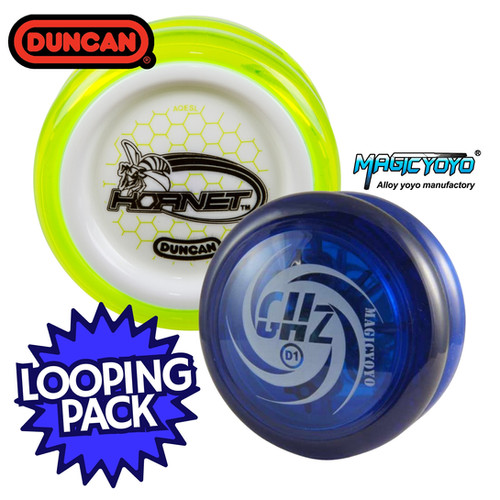 Hornet and D1 GHZ Yoyo Looping Value Pack (Assorted) | Yoyo Man Yo Yo Shop