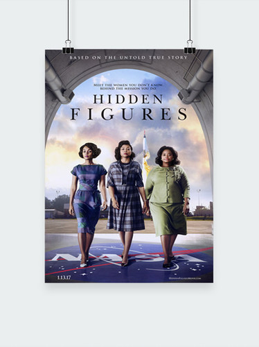 Hidden Figures Movie Poster - Size 11x17", 24x36" | Posteroffice