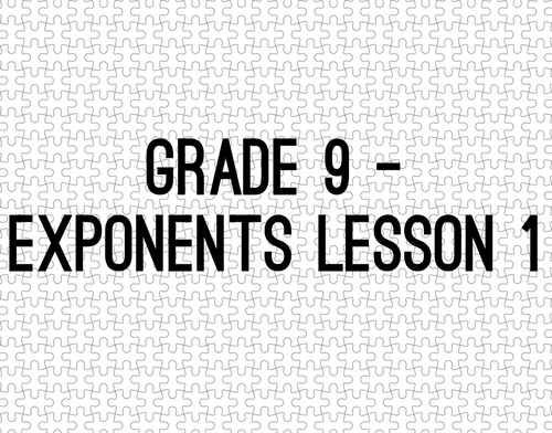 Grade 9 - Exponents Lesson 1 | Maths Legend ZA