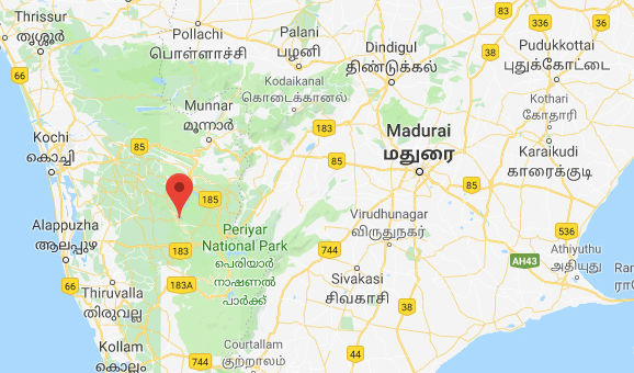 Vagamon, a beautiful hill-station in Kerala, during monsoons. The ...