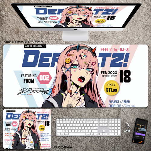 Darling in the Franxx Zero Two Fanart Mousepad Desk Mat #1 | ANICOLLE ...