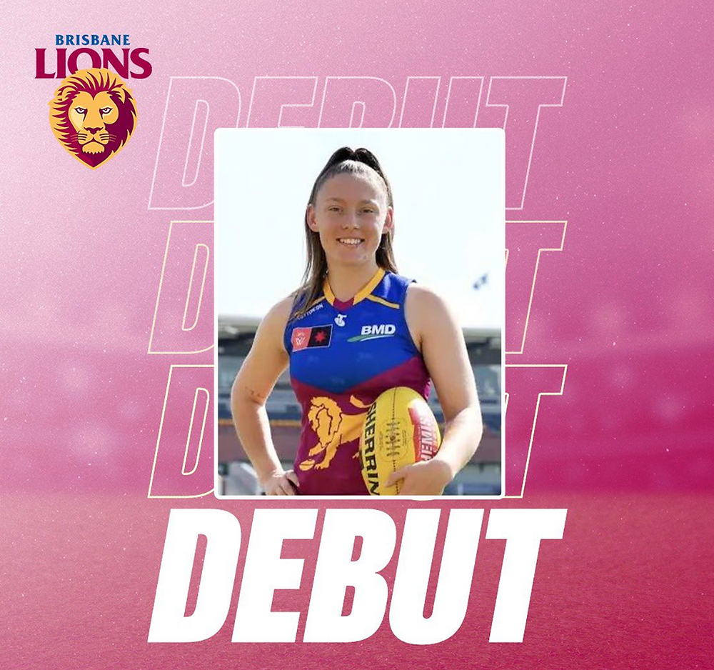 Caitlin gets her debut for the Lions
