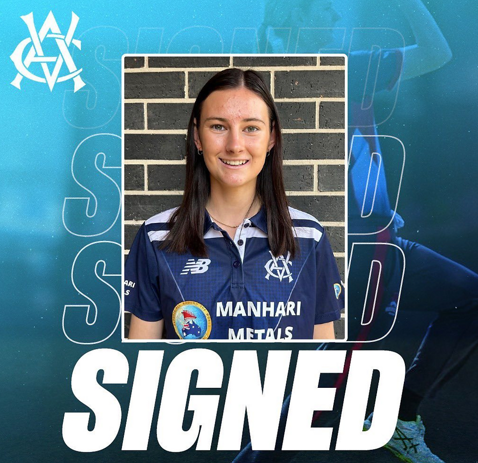 Poppy signs her first contract