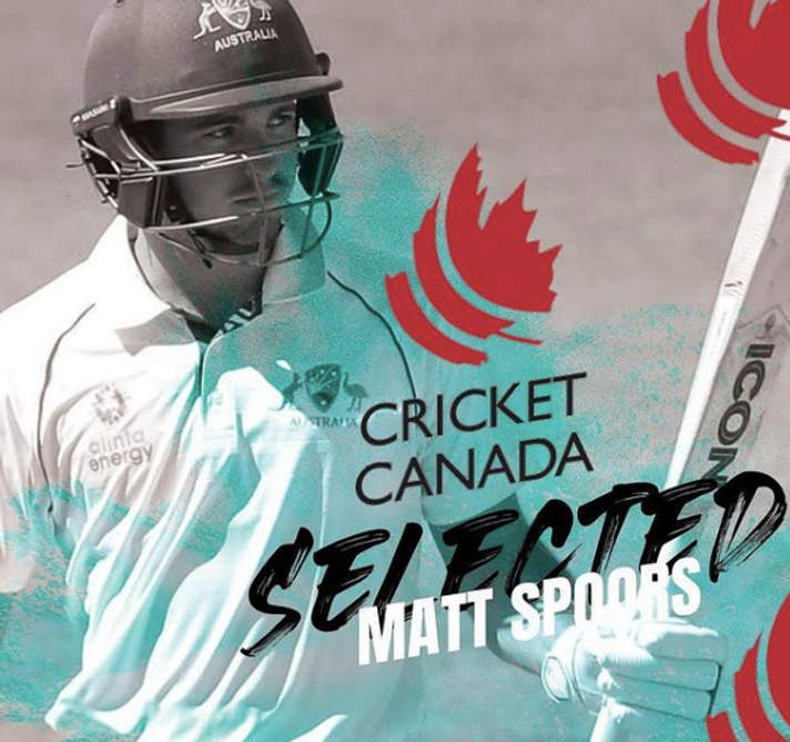 Matt Spoors to represent Canada