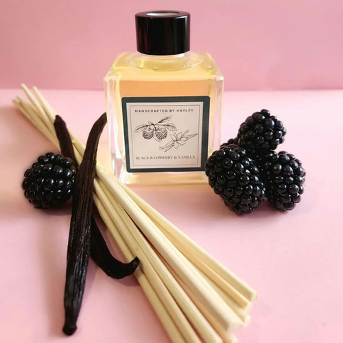 Black Raspberry & Vanilla Reed Diffuser | HandcraftedbyHayley