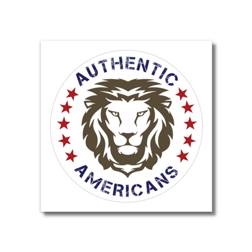 Classic Authentic Americans Sticker | Authentic Americans