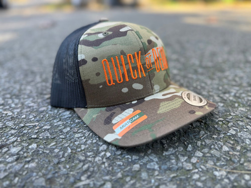 Headline Trucker : Multicam & Orange | Quick Or Dead