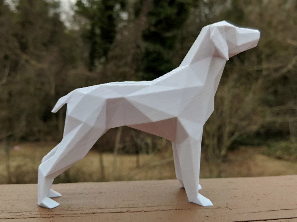 Low Poly Dog | the3dprint.in