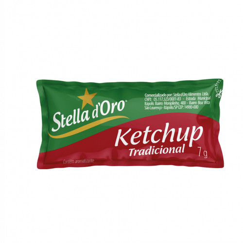 Ketchup Tradicional Stella d`Ouro Sache 7G. | Friamp Food Service