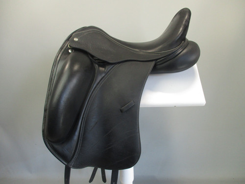 Custom Saddlery Wolfgang Gemini R Dressage Saddle 17" MW | Saddle Central