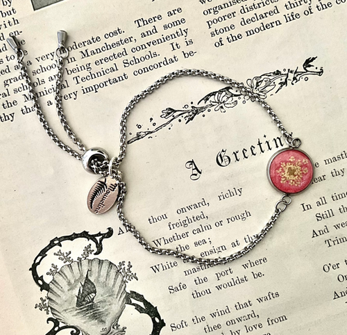 Bracelet Coulissant Carotte sauvage-Queen Anne’s lace Sliding Bracelet ...