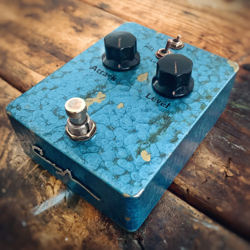 MK 1.6 Black Glass Germanium Fuzz - Hammered Blue Heavy Relic ...