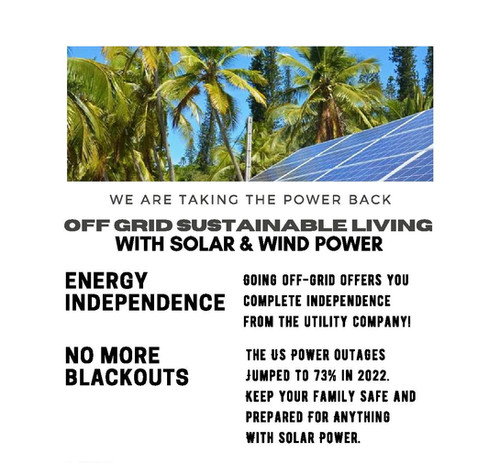 Off-Grid Sustainable Solar + Battery Kit | Aloha Tiny Hales