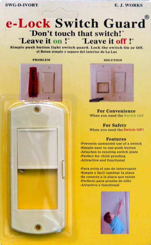 e-Lock Switch Guard | Child-Proof Light Switches | New Jersey
