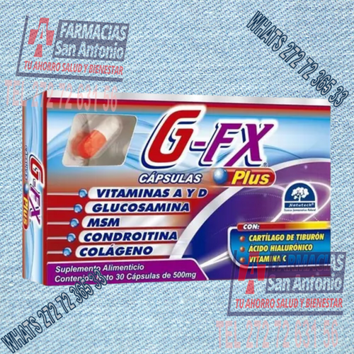 G-Fx Plus 60 capsulas de 500mg | Farmacia San Antonio