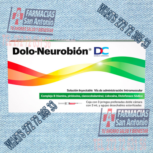 Dolo Neurobion DC 3 Inyecciones IM | Farmacia San Antonio