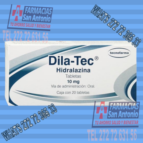 Hidralazina 10mg Dila-Tec | Farmacia San Antonio