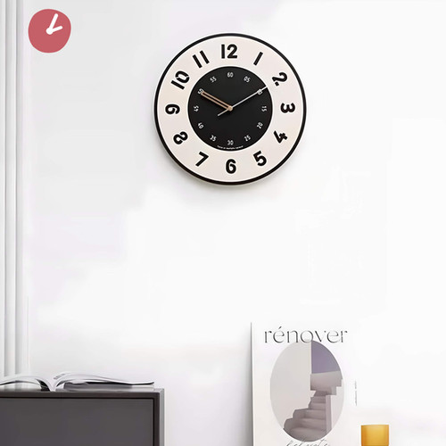 שעון קיר קליק טסורו בעיצוב רטרו איטלקי | Click Clack Clocks'