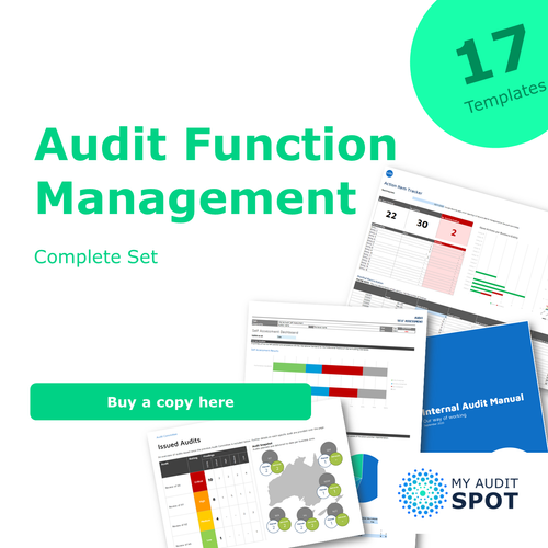 Audit Function Management Templates - Complete Set | My Audit Spot