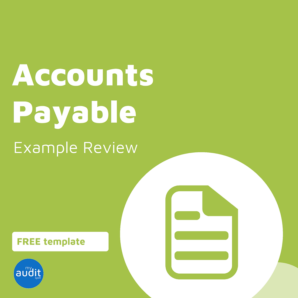 FIN03 - Accounts Payable - Audit Work Program | My Audit Spot