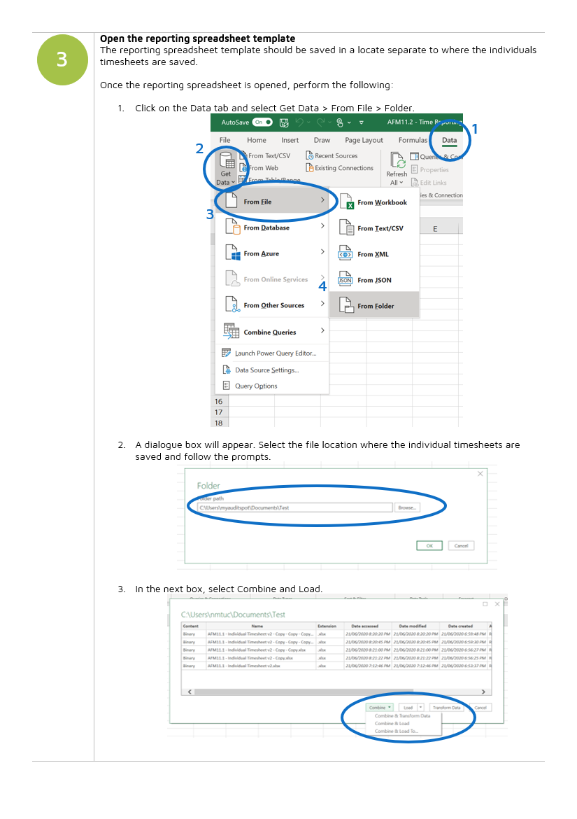 Timesheet and Reporting Template