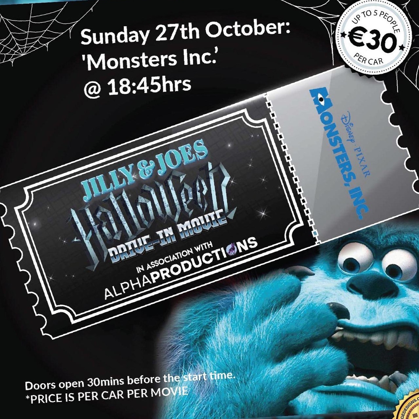 Halloween Drive-In Cinema - Monsters Inc. | ShannonCP