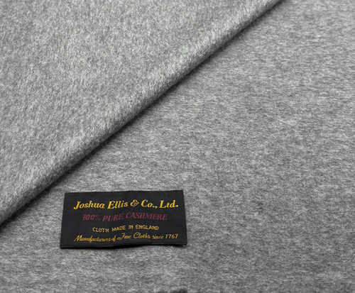 Plain Grey Pure 100% Cashmere By Joshua Ellis - 3.0 Meters | Kabbani ...