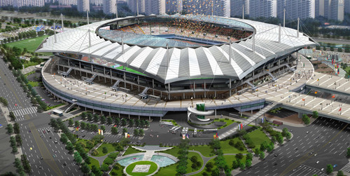 Seoul World Cup Stadium Scale Model | UWANILE