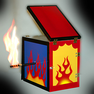 FLAMING HEAD CHEST | Illusion Warehouse
