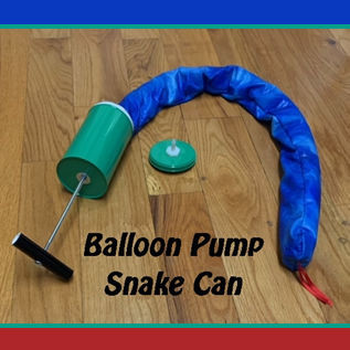 BALLOON PUMP SNAKE CAN | Illusion Warehouse
