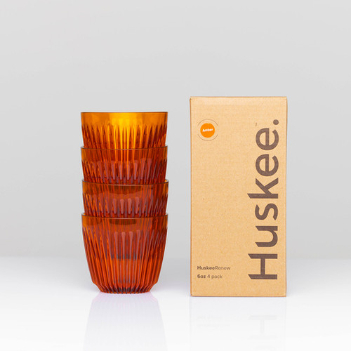 6oz HuskeeRenew Cup 4-pack - Amber | HUSK UK