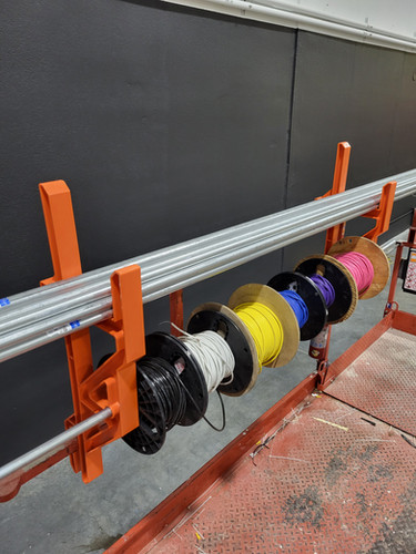 2-N-1 Conduit organizer and wire caddy | Groundman Tool Co.