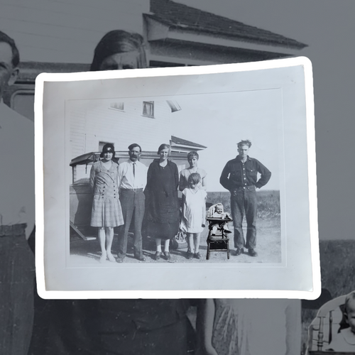 1920s-1930s ND Farm Family Photo | Source-ary