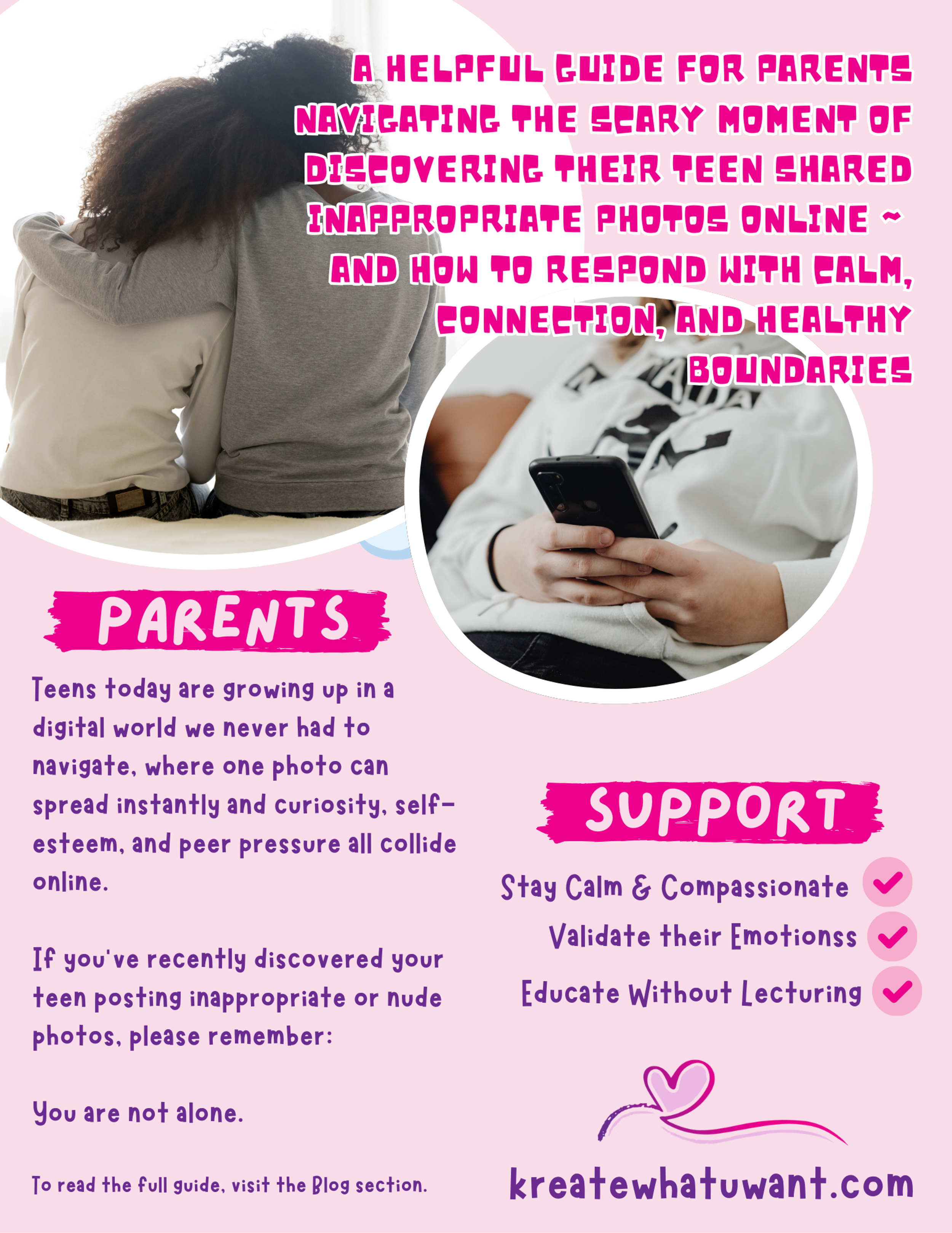 A helpful guide for parents navigating the scary moment of discovering ...