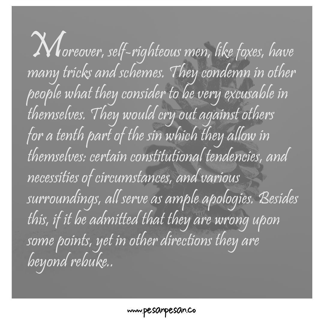 Self Righteous People