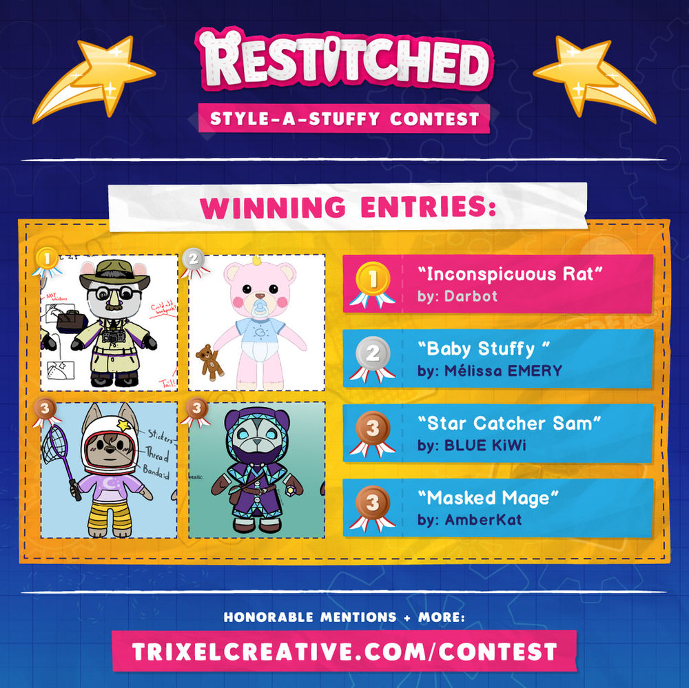 Restitched: Style-A-Stuffy Contest Winners
