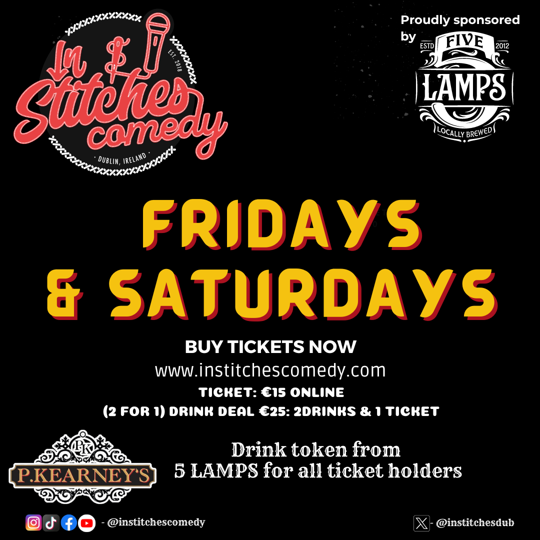 In Stitches Comedy with Craig Moran, Emman Idama (Compère) & Guest at ...